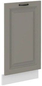 Dvířka na vestavnou myčku kuchyňská skříňka Stilo claygrey/bílá 713x446