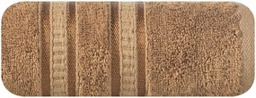 Mila 70x140 hnědý světlý bambusový froté ručník 500g/m2 Eurofirany