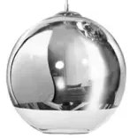 Industriální lustr Silver Ball 25