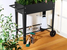 Parkside Vyvýšený záhon na kolečkách 93 x 41 x 81 cm 528624 antracit