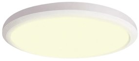 Bílé plastové stropní světlo Halo Design Ultra 24 cm