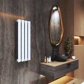 Gamma Vertical, topné těleso 296x800 mm, 278 W, bílá matná, GMA-VERT-800296-WH