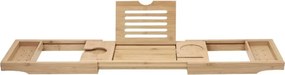 Mexen Bamboo polička na vanu 70-105 cm, přírodní bambus - 701170-00