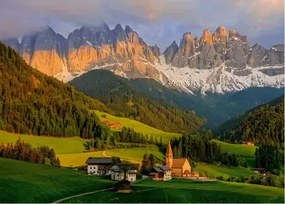 CHERRY PAZZI Puzzle Santa Maddalena, Dolomity / 1000 dílků