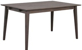 OnaDnes -20% Tmavě hnědý dubový jídelní stůl ROWICO FILIPPA 140 x 90 cm