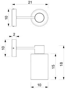 Nástěnná lampa MADERA 1xE27/60W/230V bílá/dřevo