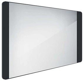 Nimco - Zrcadlo s LED osvětlením, 100x60 cm, hliník/černá ZPC 42004-90
