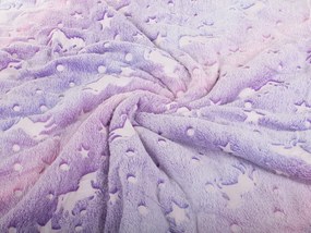 Verk Group Deka s rukávy fleece teplá mikina župan neonový