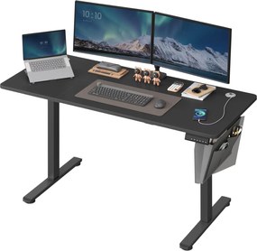 Elektricky nastavitelný psací stůl Vasagle Foral 140 cm černý