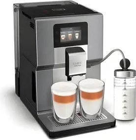 Krups Intuition Preference+ EA875E šedá / Automatický kávovar / 1450 W