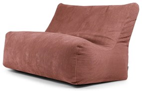 Manšestrový sedací vak v cihlové barvě Sofa Seat Lounge – SLOWDOWN
