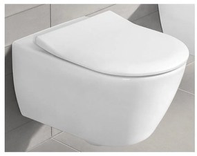 VILLEROY & BOCH SUBWAY 2.0 - pack WC závesné, DirectFlush, SupraFix 3.0, biela Alpin + sedátko slimseat, softclosing 5614R201