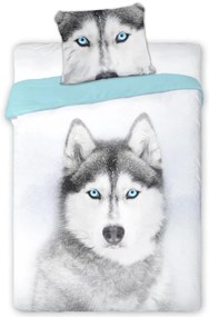 Bavlněné povlečení 160x200 Husky pes Faro