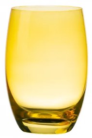 Lunasol - Sklenice Tumbler žluté 460 ml, 6 ks - Optima Glas Lunasol (322832)