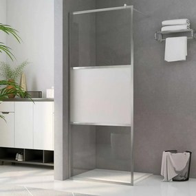 Zástěna do průchozí sprchy napůl mléčné ESG sklo 80 x 195 cm 146640