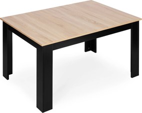 Jídelní stůl Rascals 120 cm dub sonoma/černý
