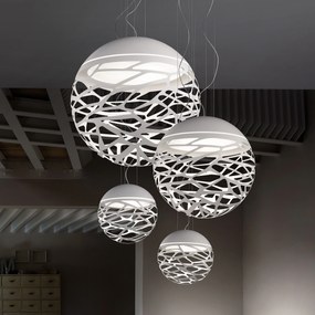 Lodes 14123 1000 Kelly Medium Sphere 50, závěsné svítidlo 3x23W LED, bílá, prům. 50cm