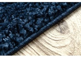 koberec BERBER 9000, tmavě modrý střapce, Maroko, Shaggy velikost 240x330 cm | krásné koberce cz