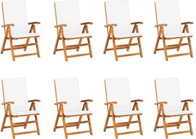 9dílný zahradní jídelní set s poduškami masivní teak šedý 3059570