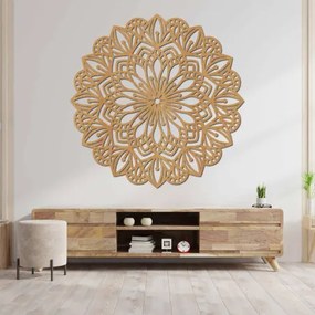 Dřevěná mandala Harmonie – Elegantní dekorace na zeď | SENTOP HDF0252