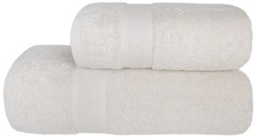 Bavlněný froté ručník LEO 70x140 cm krémový