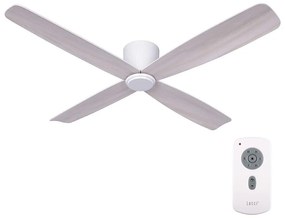 Lucci air | Lucci air 210986 - Stropní ventilátor FRASER bílá/dřevo + dálkové ovládání | FAN00175