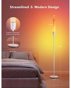 Govee - LED Stmívatelná stojací lampa CYLINDER SMART RGBICWW 2200-6500K