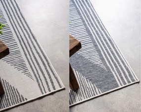 ELLE Decoration koberce Kusový koberec Gemini 106013 Silver z kolekce Elle – na ven i na doma - 160x230 cm