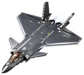 Sluban Army Model Bricks Neviditelný letoun J-20 s kovovým povlakem