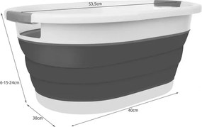 Skládací koš na prádlo/lavor 25 l