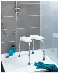 Stolička do sprchy Wenko Hygienic Stool White, 53 x 46 cm