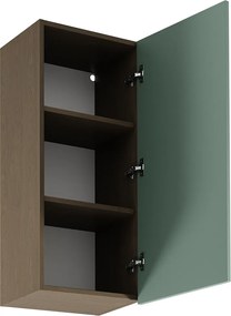 SORENTO bg | horní skříňka G45 policová | 45 cm | PRAVÁ | baltic/zelená