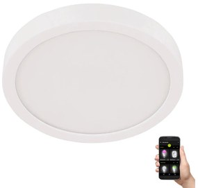 Eglo Eglo 30891 - LED Koupelnové stropní svítidlo FUEVA LED/20,5W/230V IP44 bílá EG30891