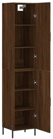 Skříň highboard hnědý dub 34,5 x 34 x 180 cm kompozitní dřevo