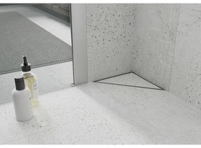 Mexen Flat nerezový sprchový žlab rohový, 1010320