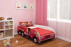 Dětská postel VI Auto - Červená - 160x80