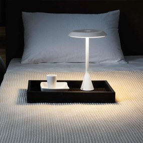 Stolní lampa Panama Mini Barva:: bílá, Varianta:: zabudovaná LED baterie