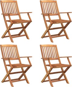 5dílný zahradní jídelní set masivní akáciové dřevo 3152897