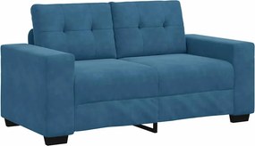 Set pohovek 3 ks Modrá samet 3324648