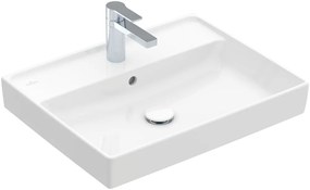 VILLEROY & BOCH Villeroy &amp; Boch COLLARO - Umyvadlo 600x470x160 mm, s přepadem, bílá Alpin CeramicPlus 4A3360R1