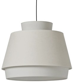 ACB Iluminacion Závěsné svítidlo ASPEN, ⌀ 60 cm, 1xE27 15W Barva: Bílá, Barva montury: Černá