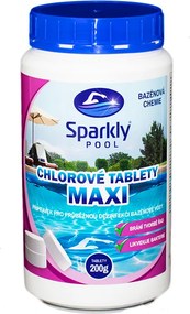 SparklyPool Sparkly POOL Chlorové tablety pomalurozpustné MAXI 1 kg