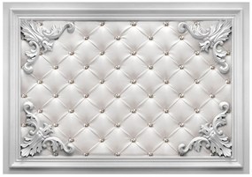 Murando DeLuxe Samolepicí tapeta bílá kůže Velikost (šířka x výška): 392x280 cm