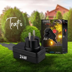 BRI 3924015 CONNECT TO SHINE 24W 12V trafo pro prodloužení od 3 sad, IP67 - BRILONER