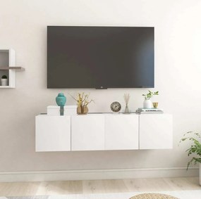 vidaXL Závěsné TV skříňky 2 ks 60 x 30 x 30 cm [804509] Barva: Betonová šedá