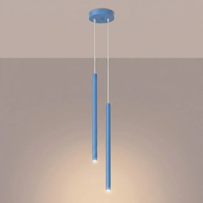 Sollux Lighting Závěsné svítidlo PASTELO 2 azurové