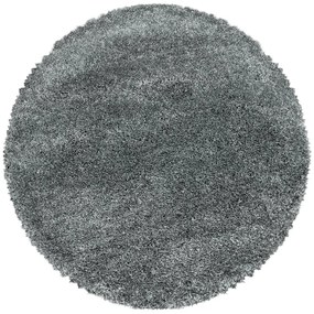 Šedý kulatý koberec ø 120 cm Fluffy – Ayyildiz Carpets