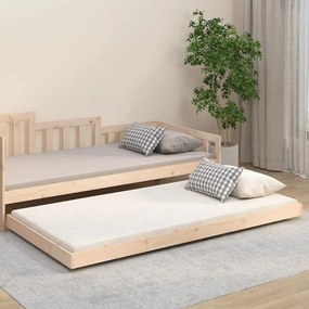 vidaXL Rám postele 80 x 200 cm masivní borové dřevo [823503] Barva: Přírodní