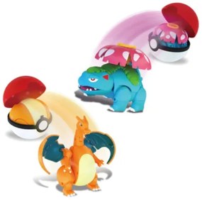 Skládací pokémoni v Pokeballu Varianta: set Charizard a Venusaur, skládací, bez krabice