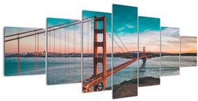 Obraz- Golden Gate, San Francisco (210x100 cm)